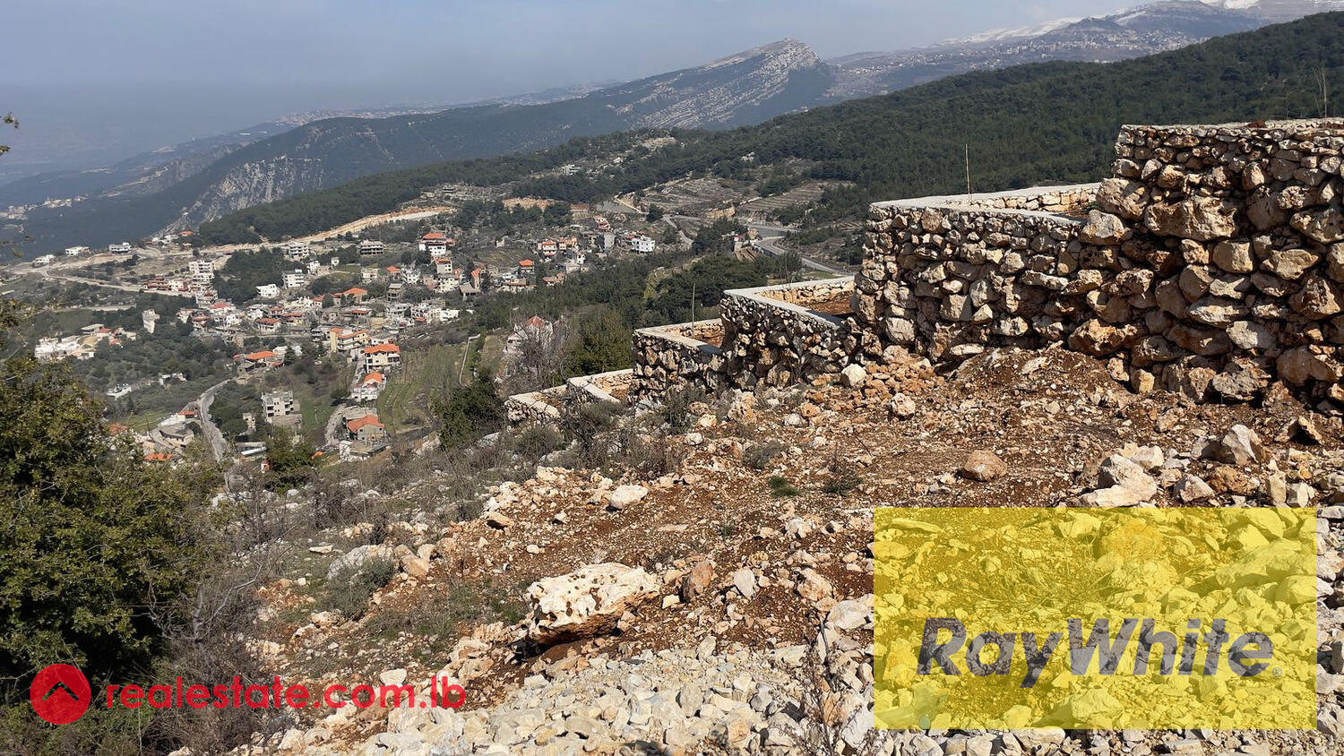 Prime location land for sale in Billa with open mountains and sea view ...