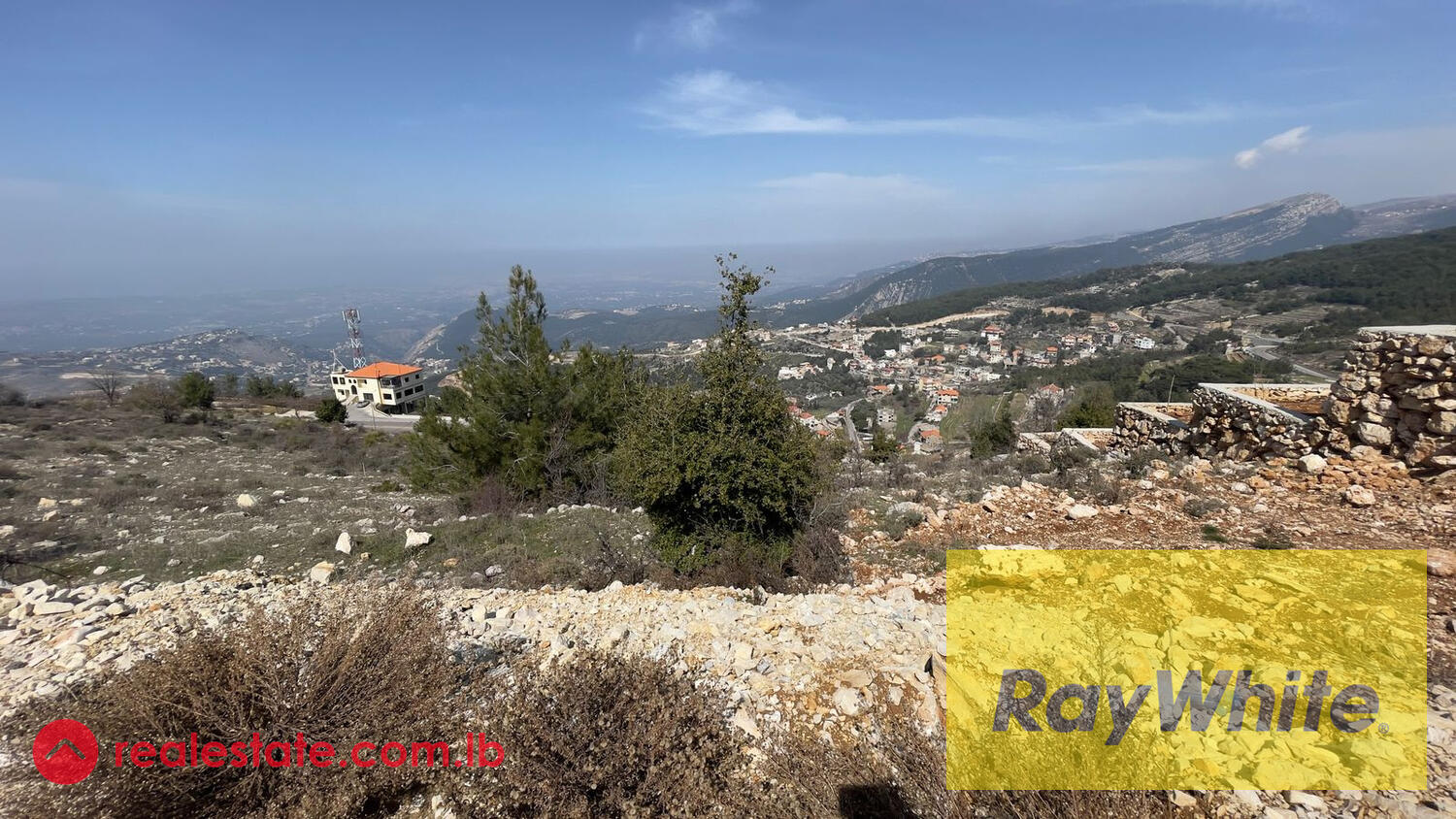 Prime location land for sale in Billa with open mountains and sea view ...